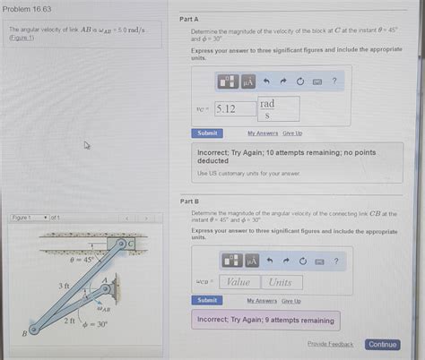 Solved The Angular Velocity Of Link AB Is Omega AB Chegg