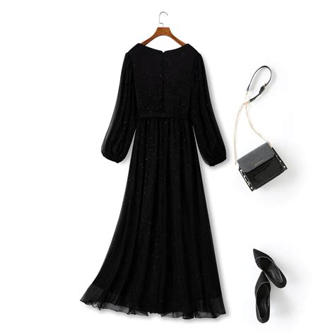 Plus Size Wrap Black Long Sleeve Maxi Dress Hello Curve