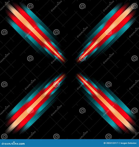 Three Color Gradient Halftone Lines Pattern Stock Vector Illustration Of Abstract Fantasy