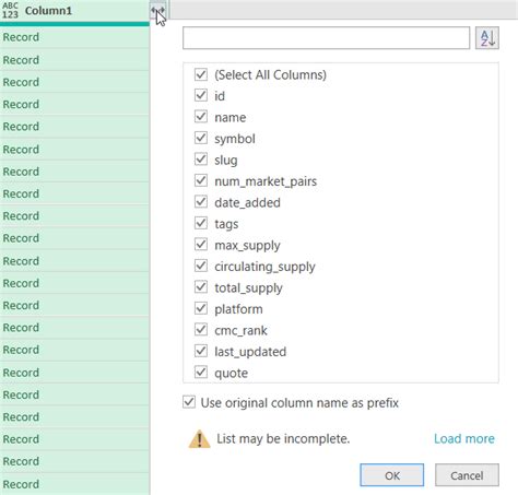 Using The Coinmarketcap Api In Excel Rcryptocurrency