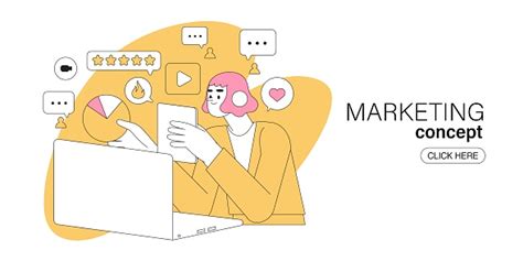 인터넷 웹 배너 및 앱 디자인 및 개발 Seo 소셜 네트워크를 위한 디지털 마케팅 개념입니다 비즈니스 마케팅 전략 기획 디지털 광고 소셜 미디어 및 커뮤니케이션 소셜