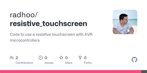 Github Radhoo Resistive Touchscreen Code To Use A Resistive Touchscreen With Avr Microcontrollers