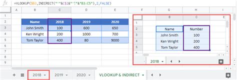 VLOOKUP INDIRECT Dynamic Range Excel Google Sheets Automate Excel