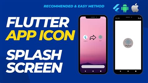 How To Create A Splash Screen And App Icon In Flutter Youtube
