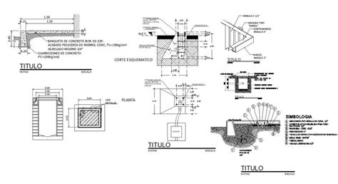 Detail Constructive Structure Section And Plan Layout Autocad File Autocad How To Plan Layout