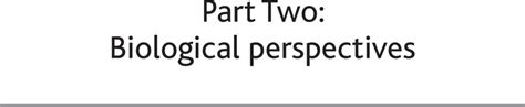 Biological Perspectives Part Two The New Dynamics Of Ageing Volume