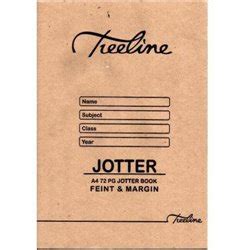 Treeline A4 Exercise Book Jotter 72 Page