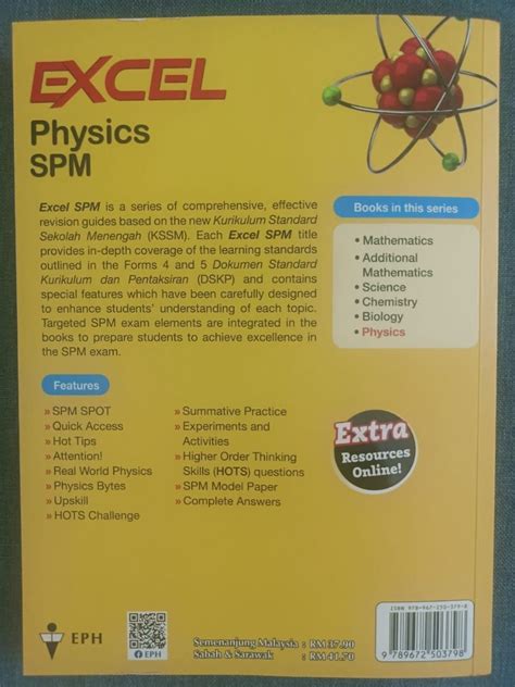 Excel Physics Spm Hobbies And Toys Books And Magazines Textbooks On