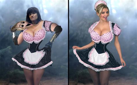 Curveball Swap Xena Maid Suit Repost By Cavalier Signature On Deviantart