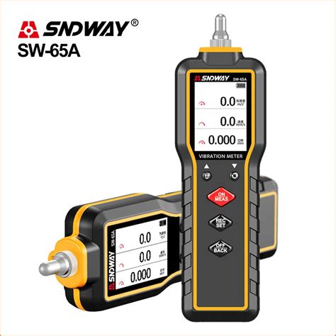 Sndway Vibration Meters Vibration Meter Digital Lcd Vibrometer Vibrator Tester Analyzer Tools Sw