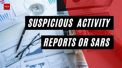 Suspicious Activity Reports Identification Of Suspicious Activity And