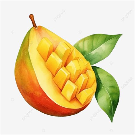 Watercolor Mango Clip Art Mango Watercolor Clip Art Png Transparent Image And Clipart For