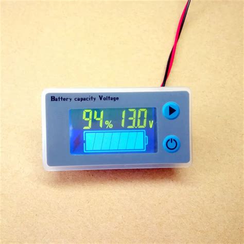 10 100V LCD Acid Lead Lithium Battery Capacity Indicator Digital Voltmeter Voltage Tester With