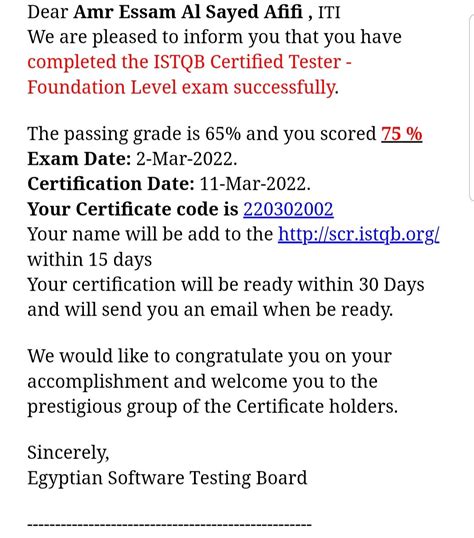 Amr Essam On Linkedin Iti Testing Qa اتشقلب Istqbcertification