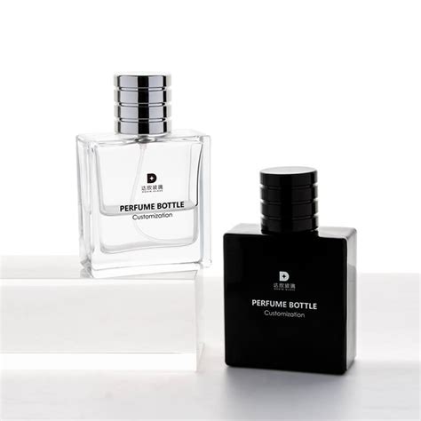 Black Empty 30ml 50ml 100ml Parfum Botol Perfume Bottle With Drawer Box