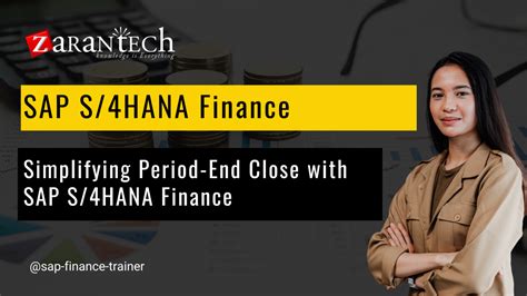 Simplifying Period End Close With Sap S4hana Finance