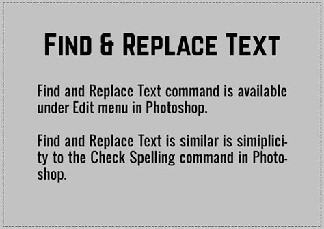 find and replace text in photoshop learn that yourself