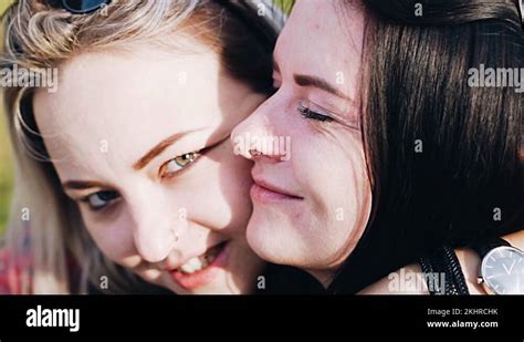 Two Women Kissing Each Other Stock Videos And Footage Hd And 4k Video