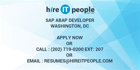 SAP ABAP Developer Hire IT People We Get IT Done
