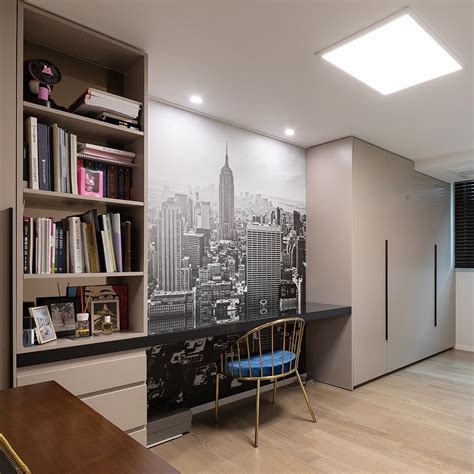 한성아이디디자인스쿨 대치동 포스코더샵 50평 아들방 인테리어 그레이and블랙 컬러로 차분하면서도