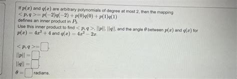 Solved Given A And B Use The Frobenius Inner Product Chegg