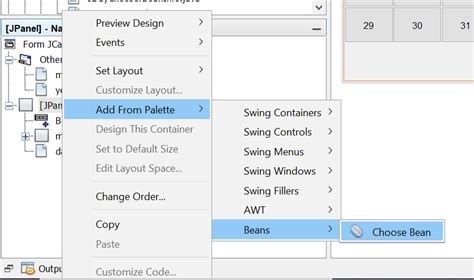 java Usar vista de diseño de NetBeans para cualquier clase que sea un elemento gráfico Stack