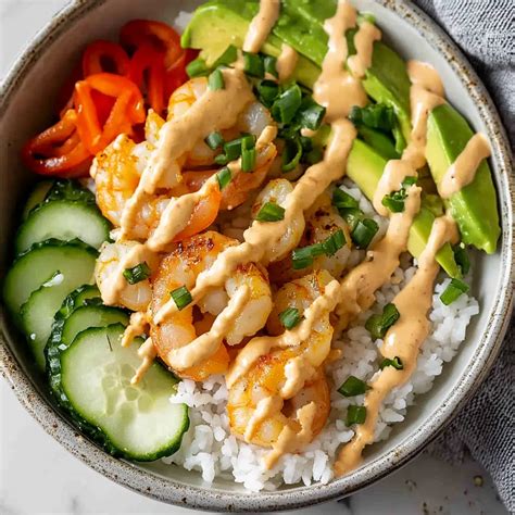 Grilled Bang Bang Shrimp Bowls Recipe Quick Weeknight Dinner