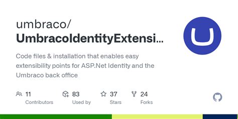 GitHub Umbraco UmbracoIdentityExtensions Code Files Installation That Enables Easy
