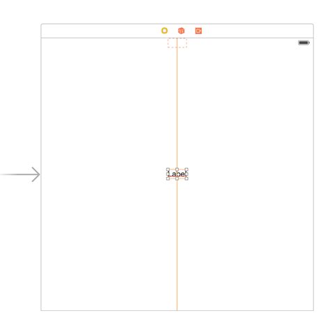 Ios Why Does The Frame Jump To The Top Of The View As I Set Horizontal Centre In Container
