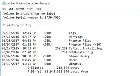 how to save the command prompt s output to a text file in windows