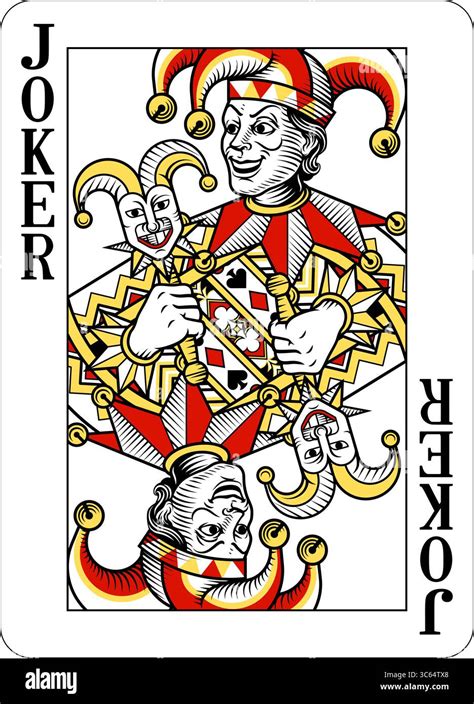 Joker Card Design From Deck Of Playing Cards Stock Vector Image And Art Alamy