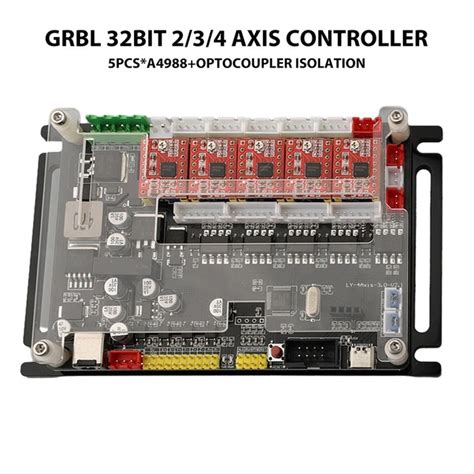 Easily Expandable For Grbl Compatible 4 Axis Stepper Motor Driver