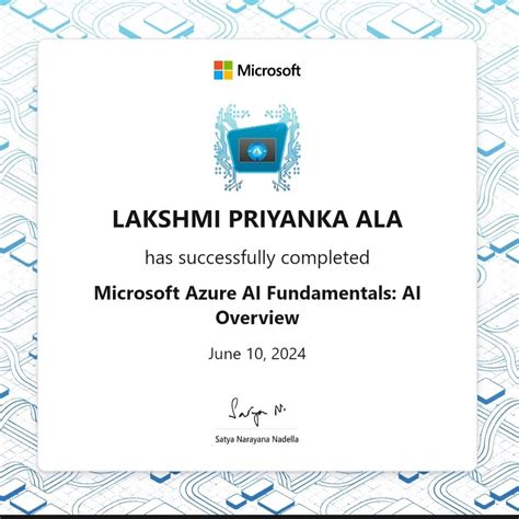 ala lakshmi priyanka on linkedin microsoft microsoft ict ai obessedy