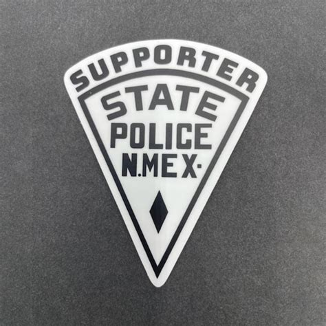 Nmsp Supporter Sticker New Mexico State Police Association