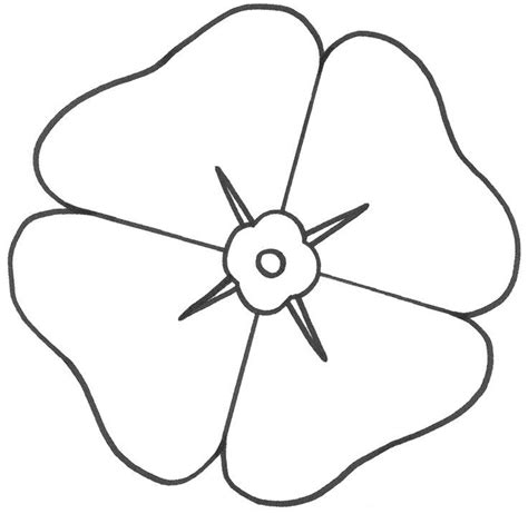 Poppy Template 15 Free Pdf Printables Printablee Worksheets Library