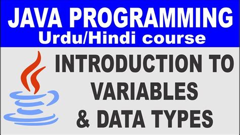 Variables And Data Types In Java Lesson 3 Youtube