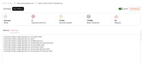 view monitor results boltic