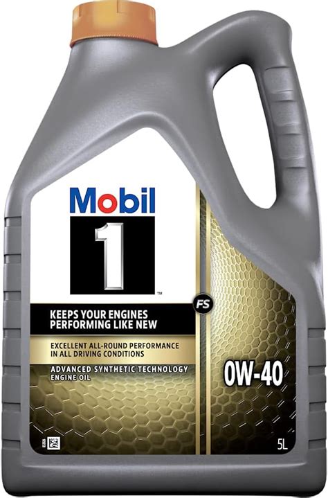 Mobil 1 FS 0W-40, 5L : Amazon.co.uk: Automotive