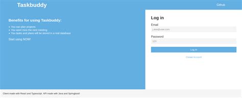 Github Luc Silvataskbuddy Todo Manager Project With Backend And