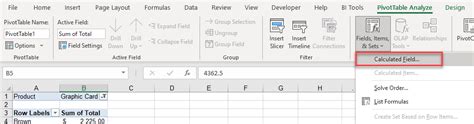 Add A Calculated Field In A Pivot Table In Excel Google Sheets