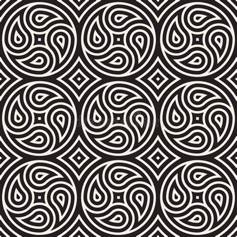Seamless Vector Pattern Geometric Background Geometric Lines Lattice Rounded Repeating