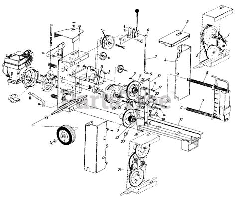 Mtd 245 635 000 Mtd Log Splitter 1985 Parts Parts Lookup With Diagrams Partstree