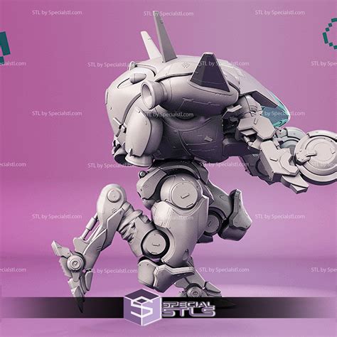 DVa Mech 3D Printable from Overwatch STL Files | SpecialSTL