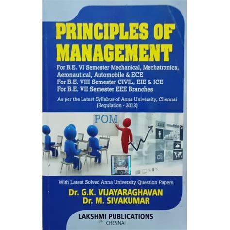 Principles Of Management For B E Vii Sem Eee Vi Sem Mech Ece Cvill Automobile And Aeronatical Viii