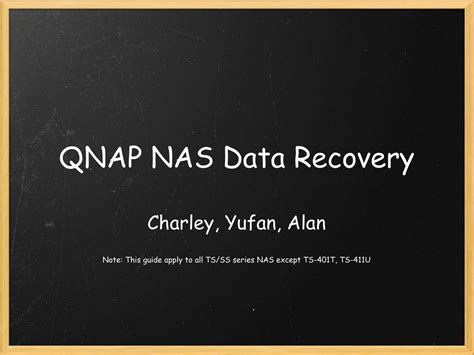 Qnap Nas Data Recovery Qnap Advanced Support