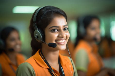 download ai generated woman call center royalty free stock