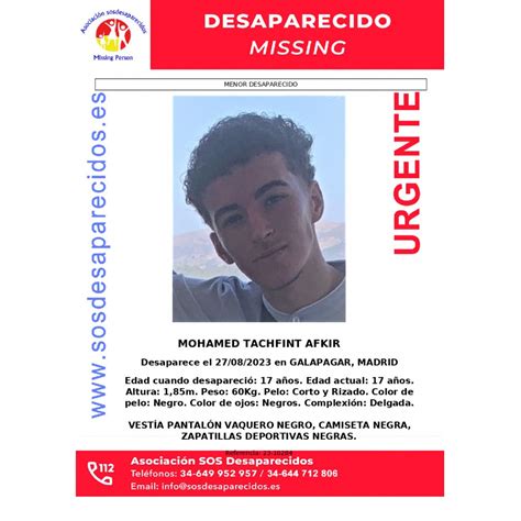 Mohamed Tachfint Afkir Sos Desaparecidos