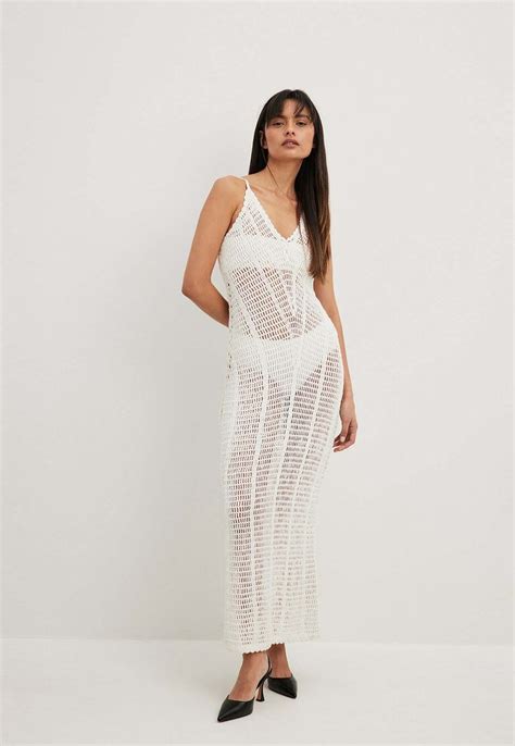 Na Kd Mit HÄkeldetails Strandaccessoire Whiteweiß Zalandoat