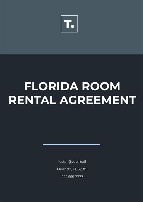 Free Ontario Room Rental Agreement Template Edit Online And Download