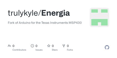 GitHub Trulykyle Energia Fork Of Arduino For The Texas Instruments MSP